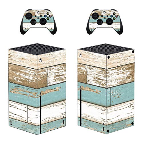 Protective Vinyl Skin Decal Cover for X-box-Series-X Console Wrap Sticker Skins with Two Free Wireless Controller Decals Paysage Color (only fit X-box-Series-X )