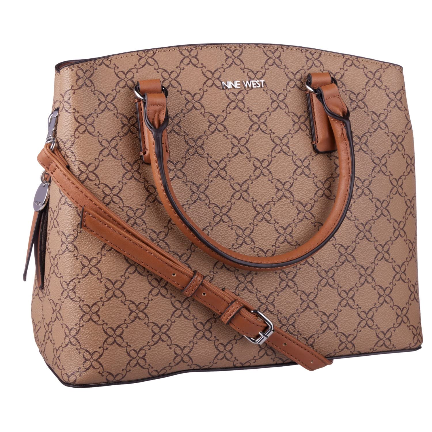 Nine West Gracyn Satchel Mocha One Size