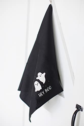 Pearhead Holiday Decor, Kitchen Tea Fall Home Décor, Set of 2, Ghost Dish Towels