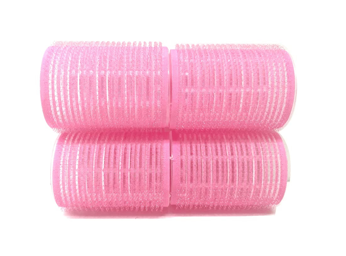 X-Large Colors Self Grip Hair Rollers 4PC