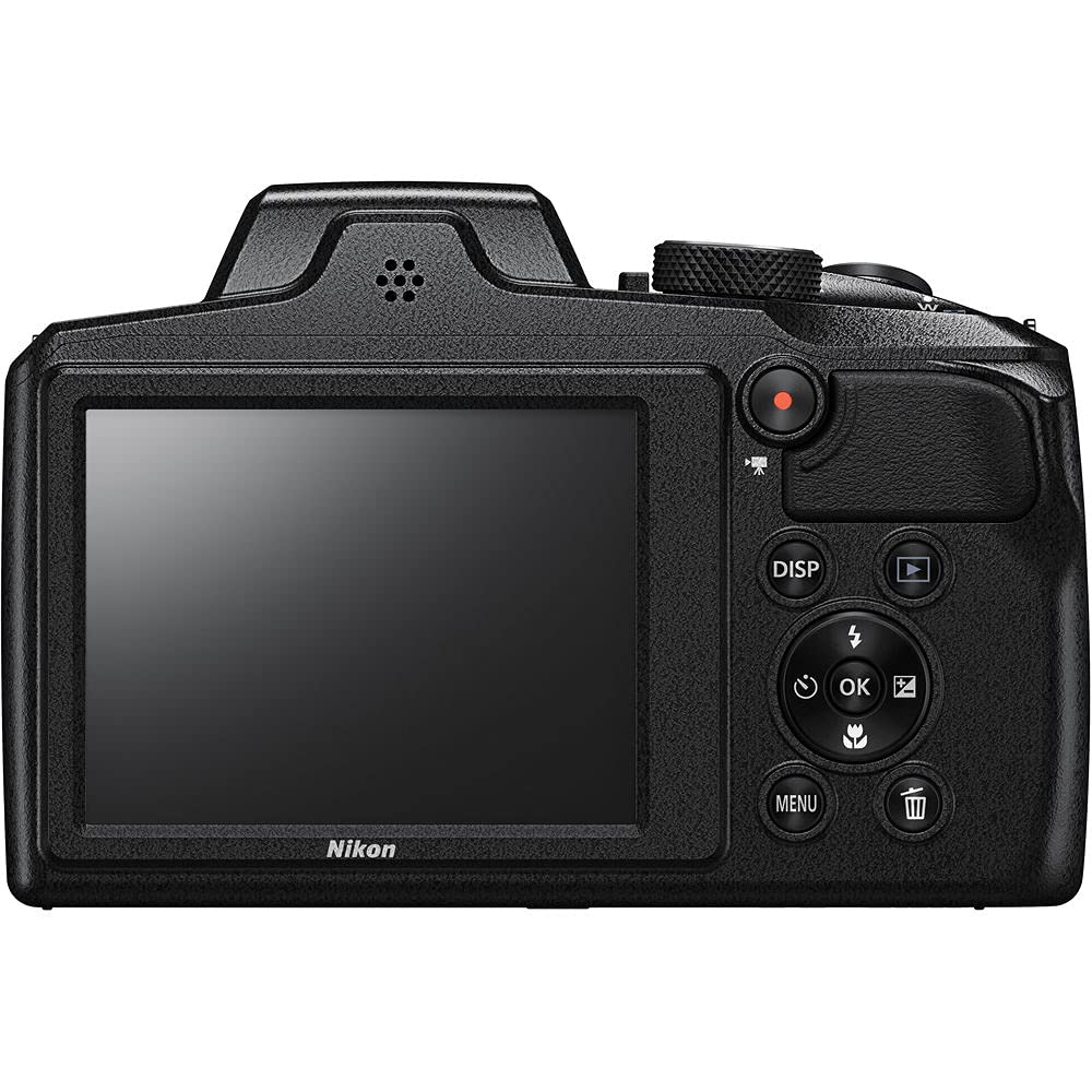 Nikon COOLPIX B600 Digital Camera (Black) (26528) + SanDisk 32GB Ultra Memory Card + Memory Card Wallet + Deluxe Soft Bag + 12 Inch Flexible Tripod + Deluxe Cleaning Set + USB Card Reader (Renewed)
