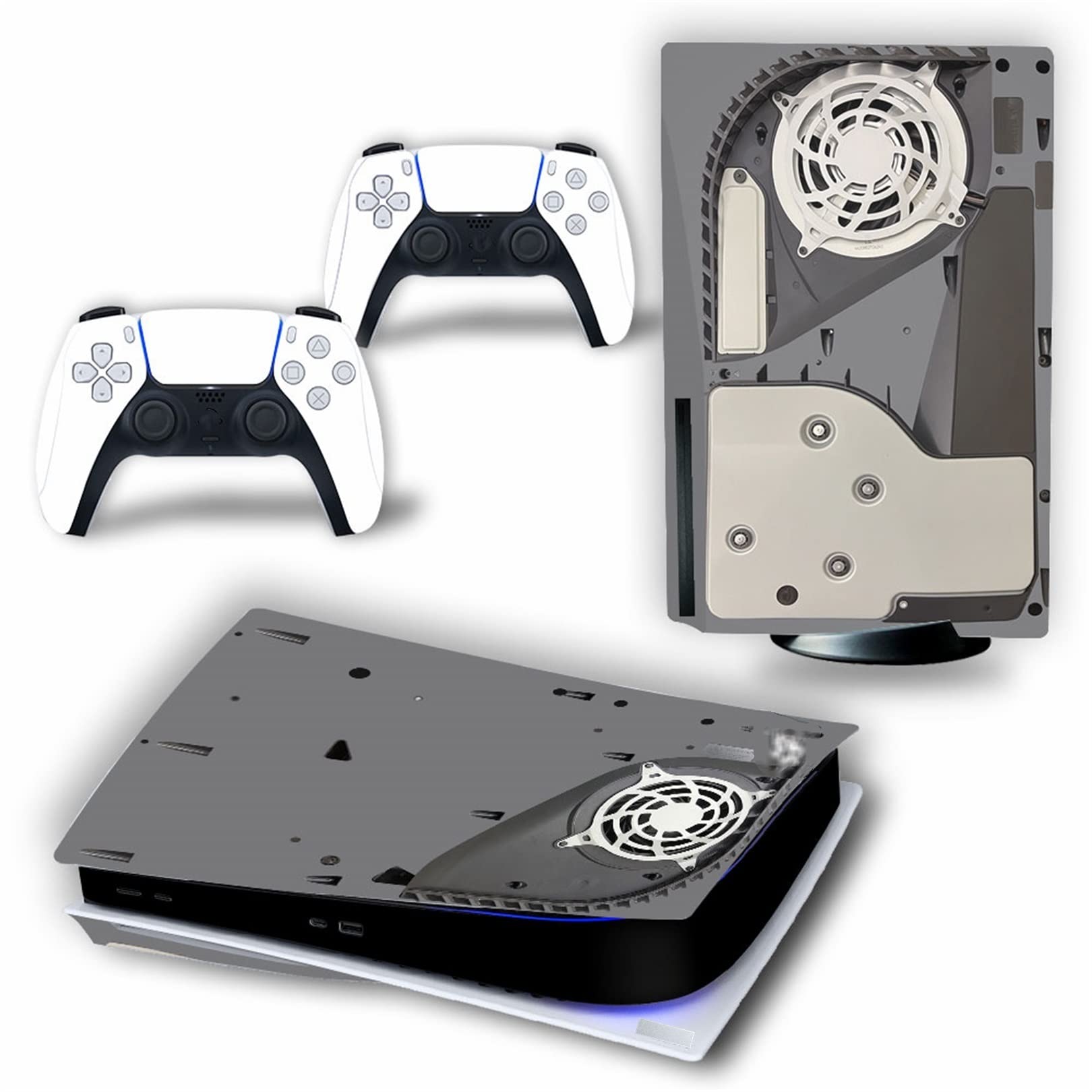 WREXIL LEEWEE for PS5 Skin Disc Edition & Digital Edition Console and Controller Vinyl Cover Skins Wraps Scratch Resistant, Compatible 68614 No Foaming (Size : Digital Edition)
