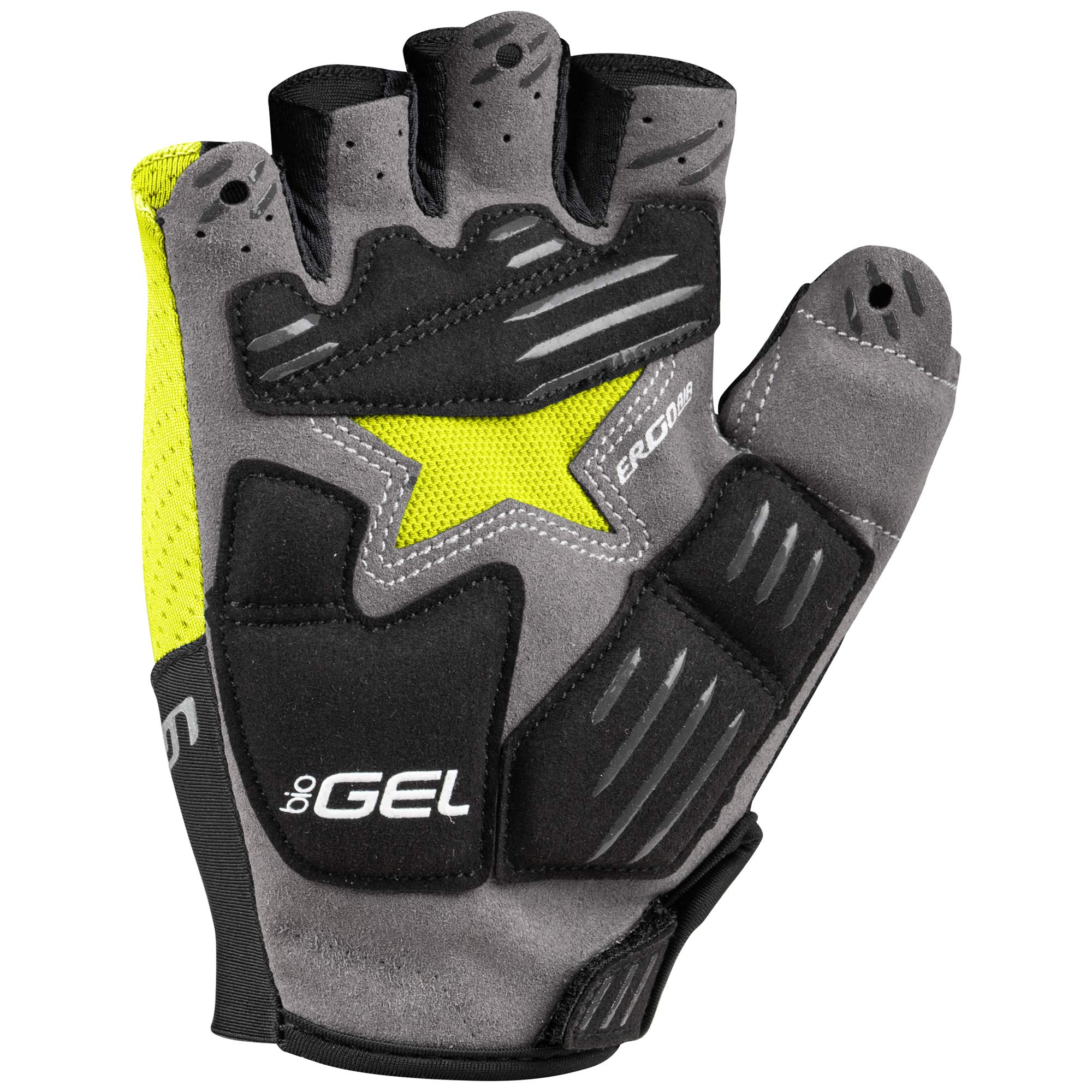 Louis Garneau, Men's Nimbus Gel Glove, Bright Yellow, M