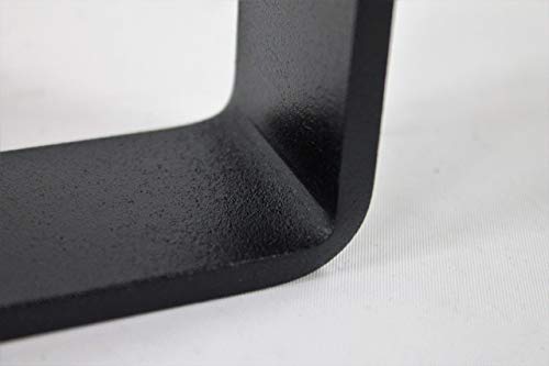 Wide Base Trapezoid Steel Dining Table Legs-Choose Your Height and Width