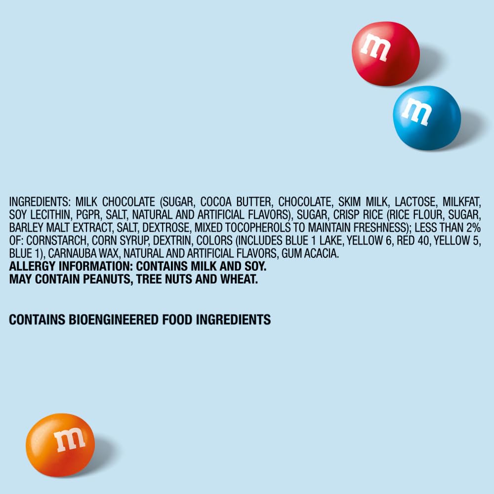 M&M'S New Crunchy Cookie Milk Chocolate Single Size Candy, 1.35 oz Pack