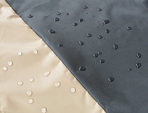Stanbroil 50-Inch Fire Pit Cover - 600D Heavy Duty Patio Square Cover for Outdoor Fire Pit Table, Fire Bowl, Patio Furniture - Waterproof