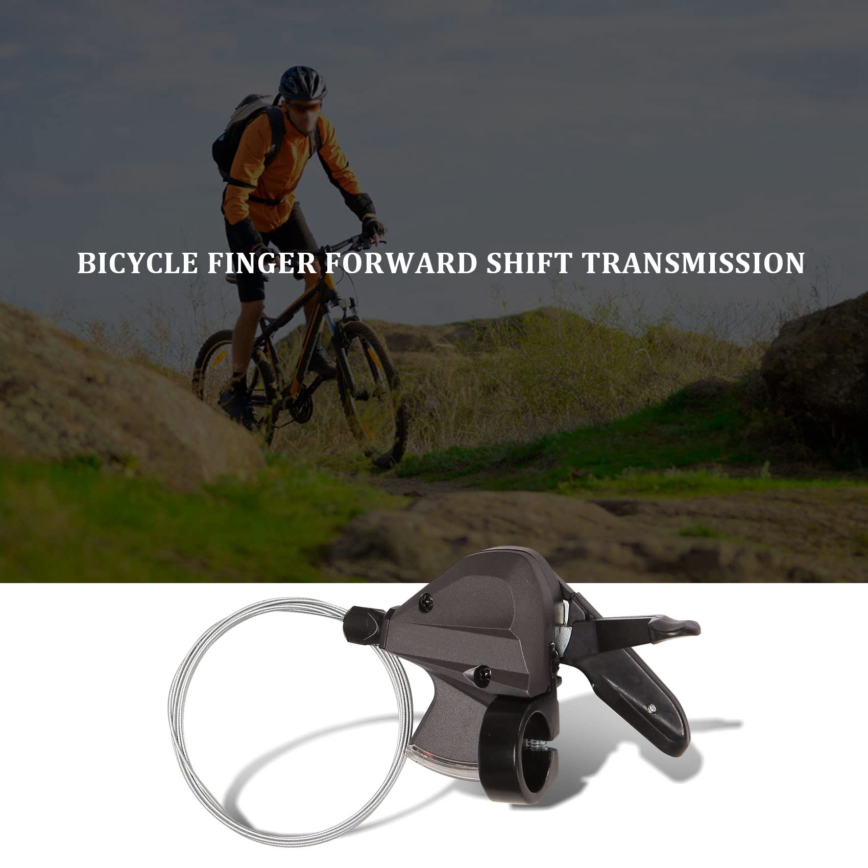 Sudemota 2Pcs M370 9 Speed Shifter Trigger Set | 3 X 9 Speed Shift/Shifter Brake Lever Combo