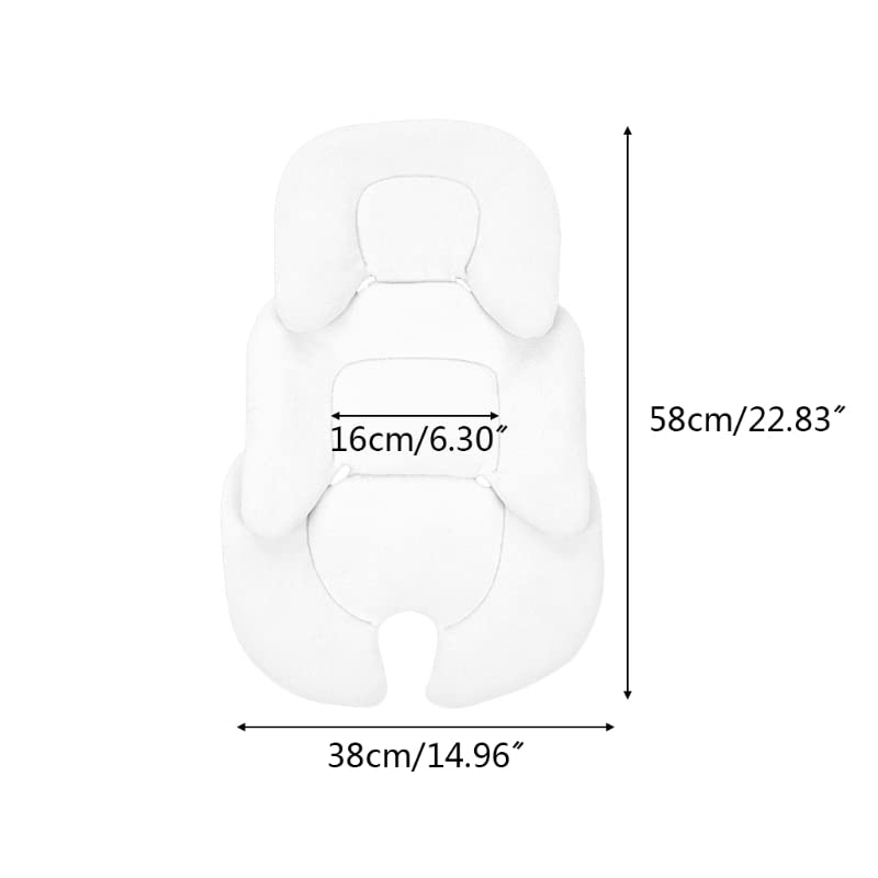 ZOBRO Baby Support Cushion Pillow Cozy Sleeping Head and Body Support Mat Car Seat Support Pillow for Stroller Car Seat High Chair,Black