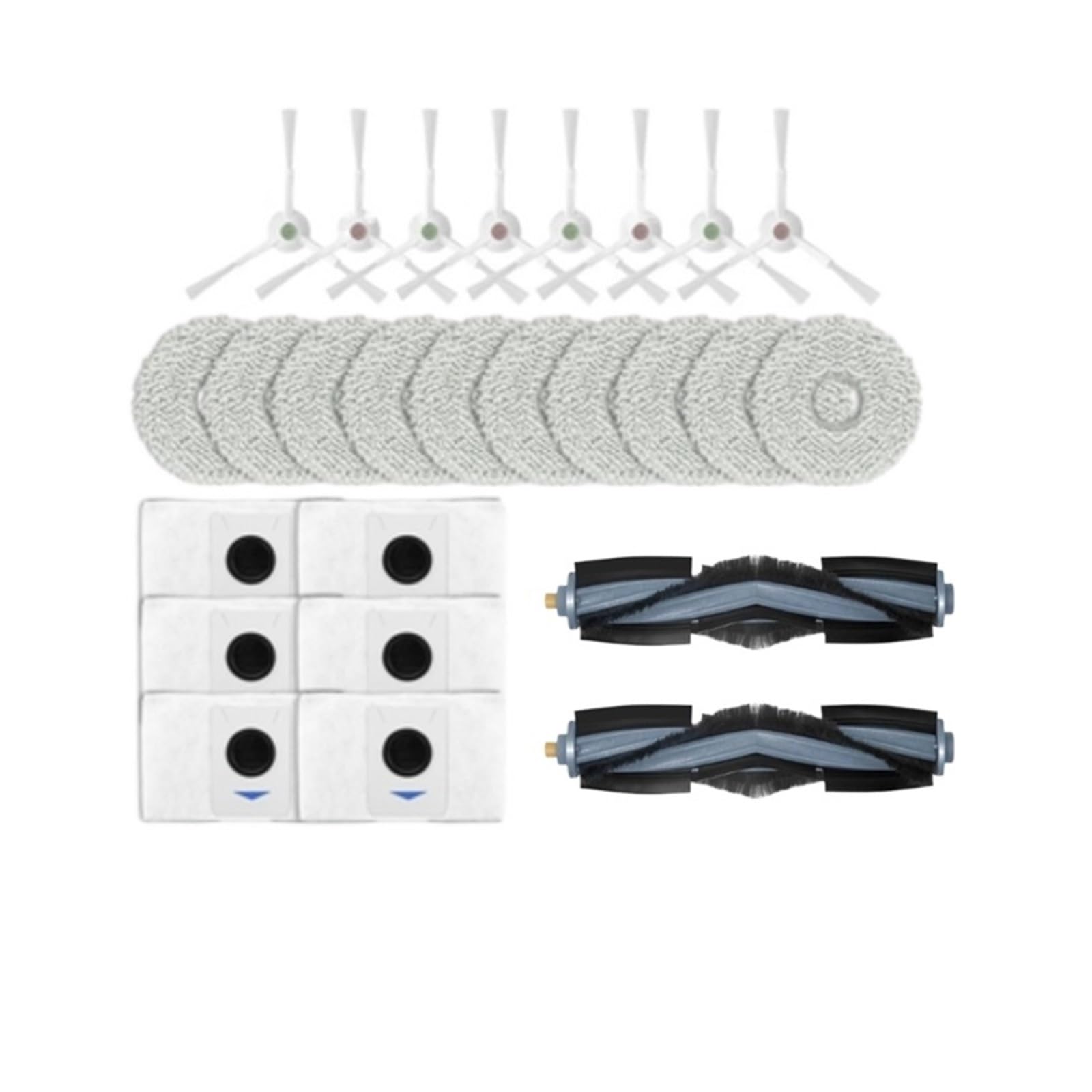 McbeAn 26PCS Replacement Accessories Compatible for Ecovacs Compatible for Deebot T20/T20MAX/T20PRO/X1 OMNI/T10 Omni/Turbo Robot Vacuum Cleaner Parts
