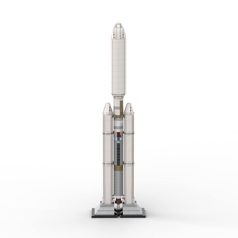 Tittan IV-B Rocket Building Block Set,Outer Space Launch Vehicle Transport Model Rocket, 1/110 Heavy-Lift Carrier Rocket STEM Toy Building Kit, Birthday for Kids Adults (939 Pieces)