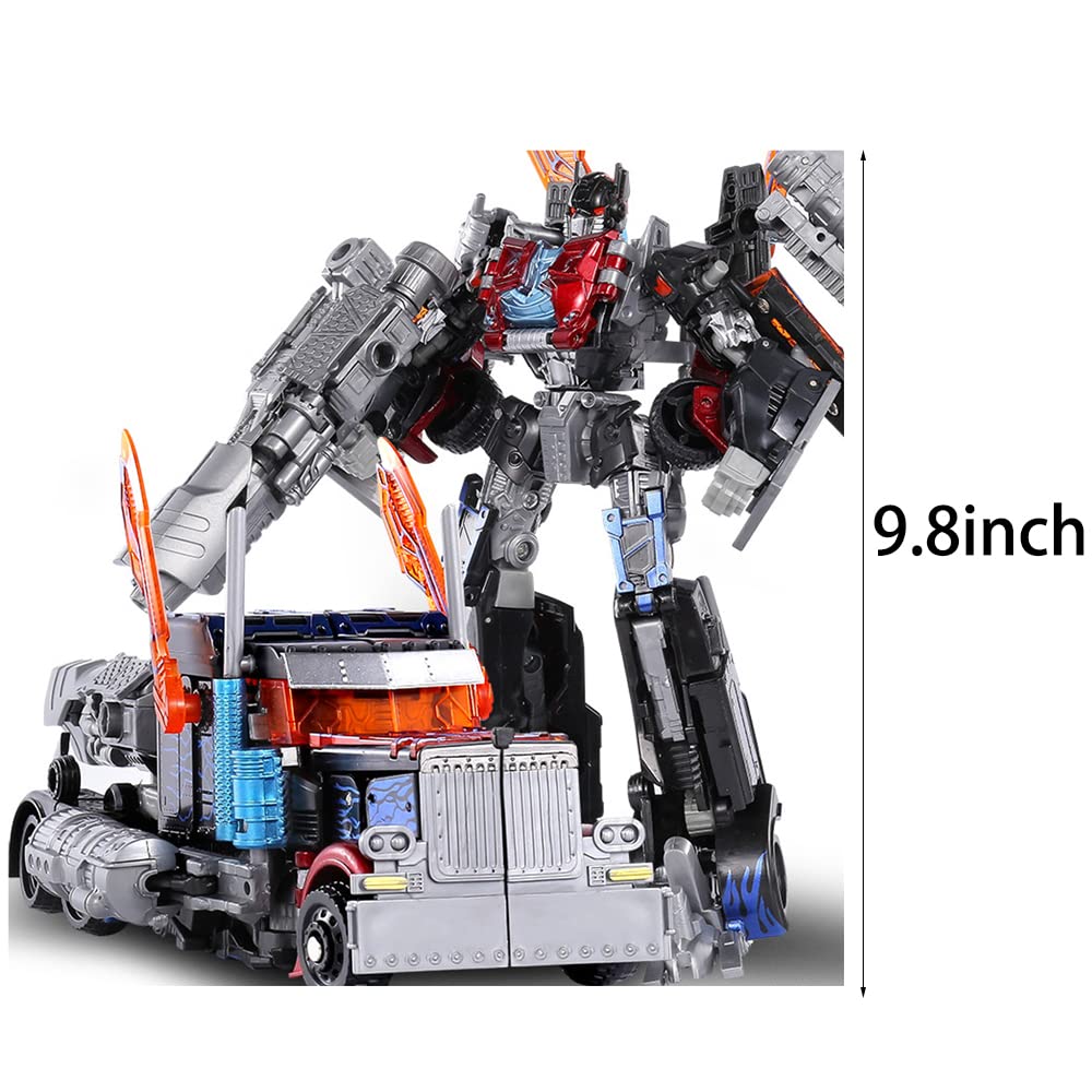 Lxyisl Deformation Robot Model-Nemesis Prime,Alloy Deformed Car Robot,Collectible Action Figure,Desktop Collection Decorations Birthday Gifts