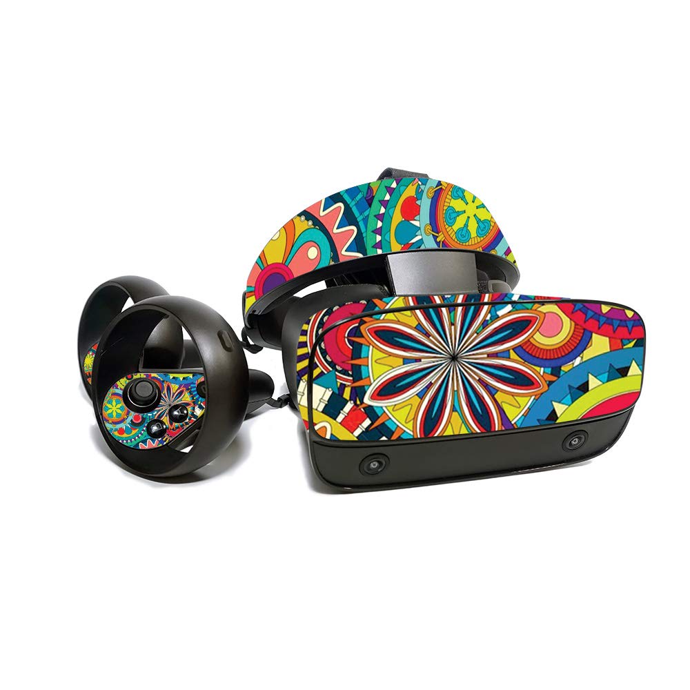 MightySkins Skin for Oculus Rift S - Flower Wheels | Protective, Durable, and Unique Vinyl Decal wrap Cover | Easy to Apply, Remove, and Change Styles | Made in The USA