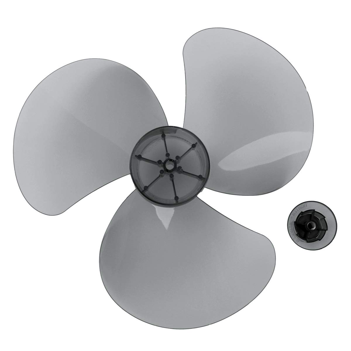 YiZYiF Plastic Round Bore Fan Blade 3/5 Leaves Replacement Electric Fan Leaves for Standing Pedestal Fan Table Fanner General Accessories Grey A 18 Inch