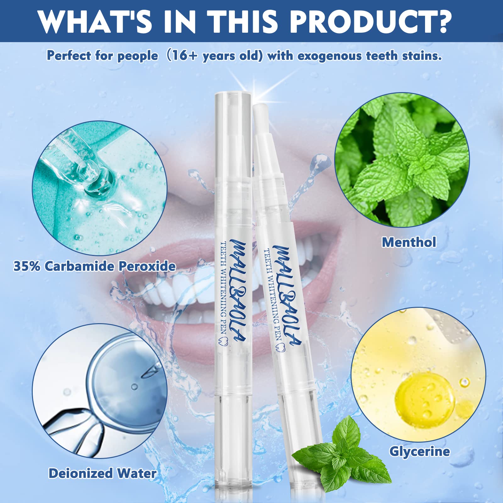 Teeth Whitening Kit (White)