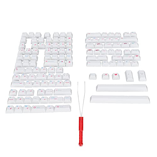 Yoidesu 123 Keys Japanese Sushi Keycaps, Cartoon PBT Keycap for General Mechanical Keyboard Oil Resistant Gaming Keyboard Keycap with Shaft Puller(Sushi)