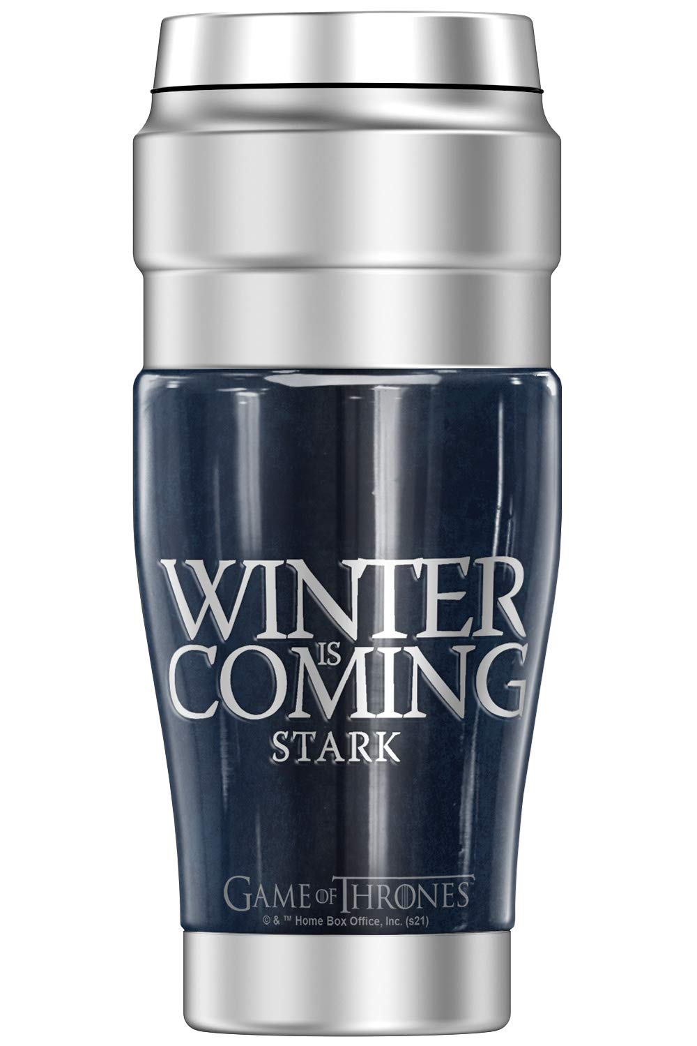 THERMOS Game of Thrones Stark Sigil STAINLESS KING Stainless Steel Travel Tumbler, Vacuum insulated & Double Wall, 16oz