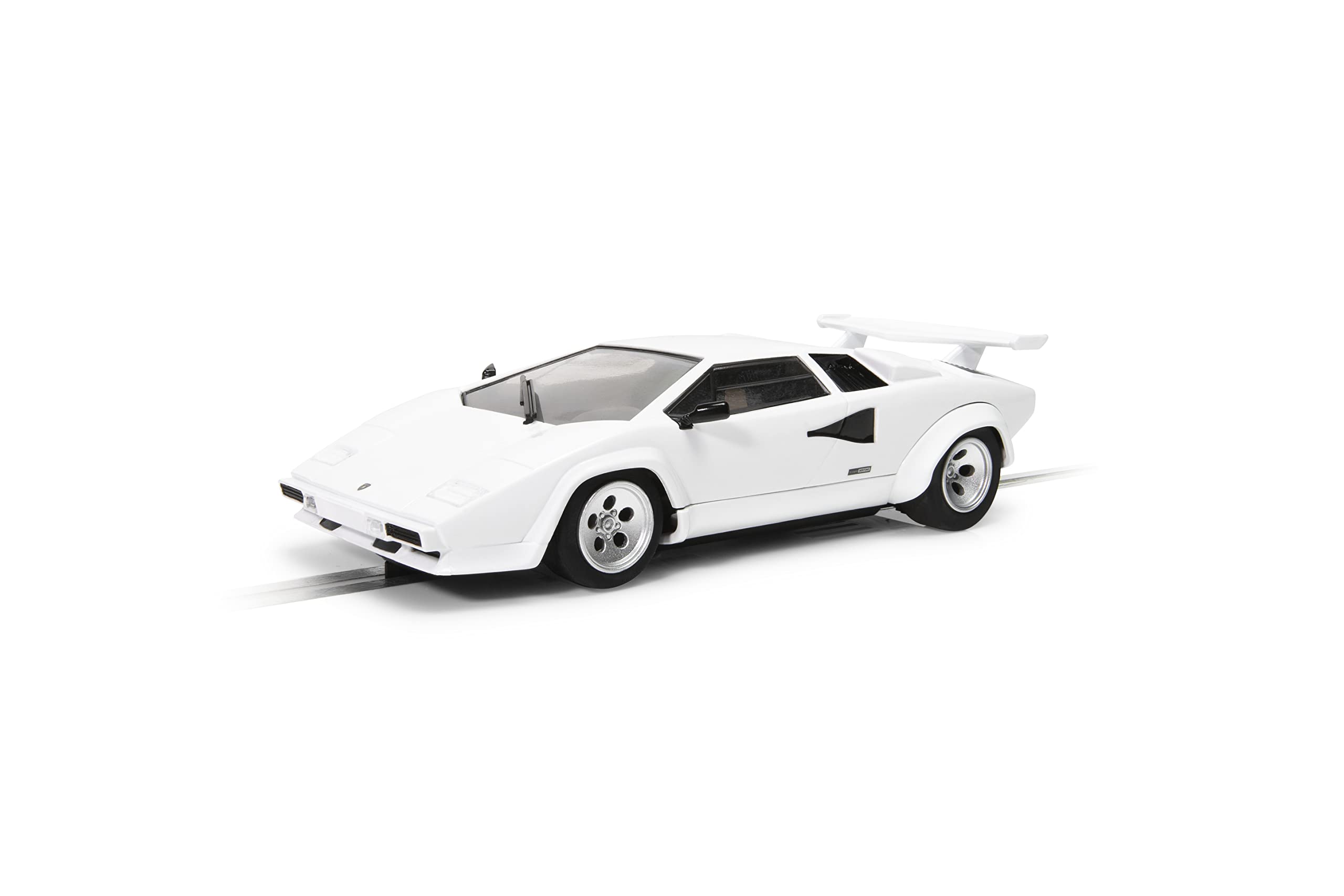 Scalextric Lamborghini Countach White Supercar 1:32 Slot Race Car C4336