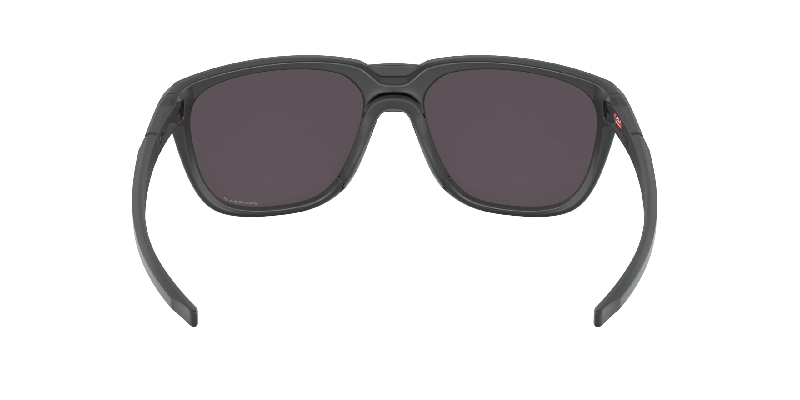 Oakley Men's OO9420 Anorak Square Sunglasses, Matte Black/Prizm Grey Polarized, 59 mm