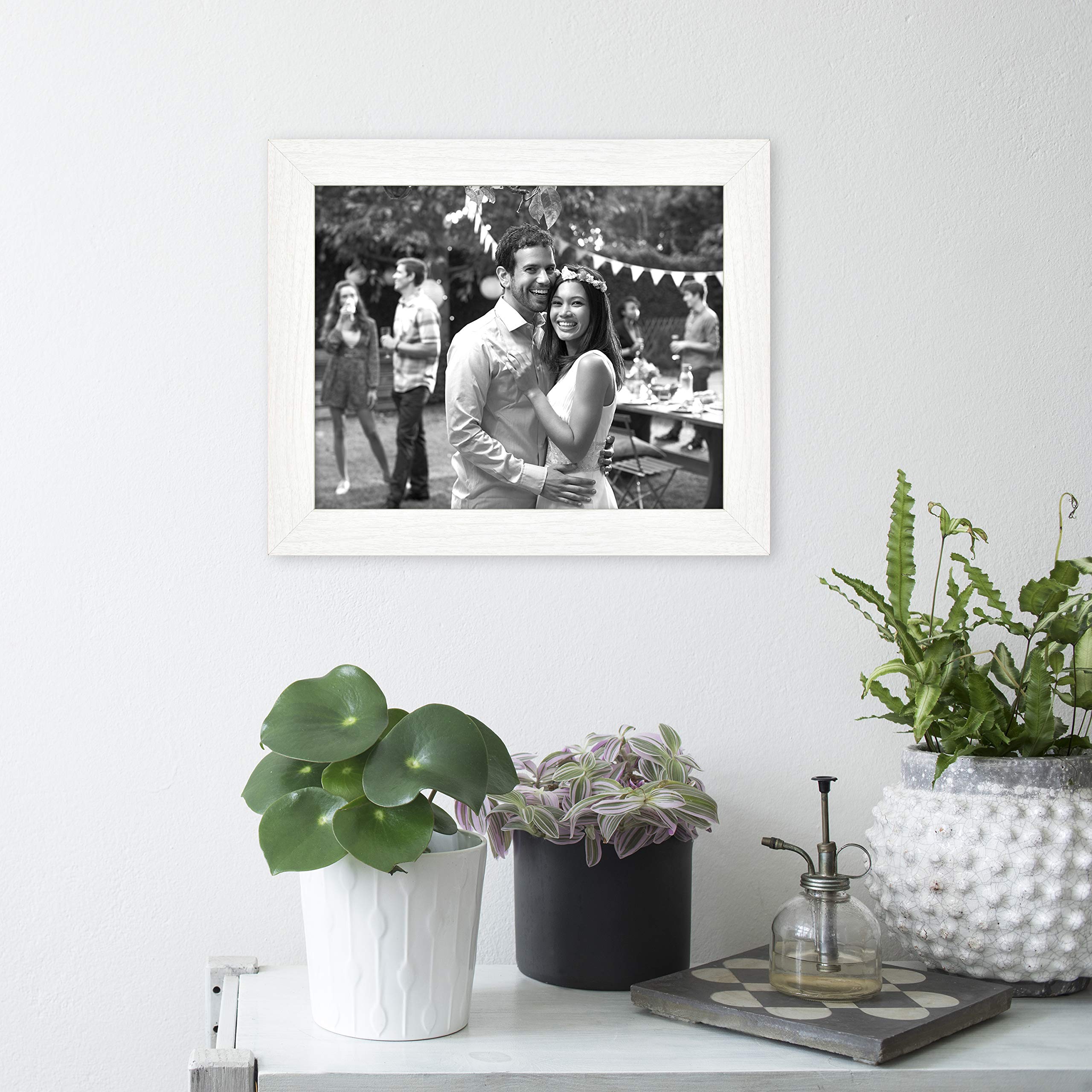 MCS Studio Gallery Frame, White Woodgrain, 8 x 10 in , 4 pk