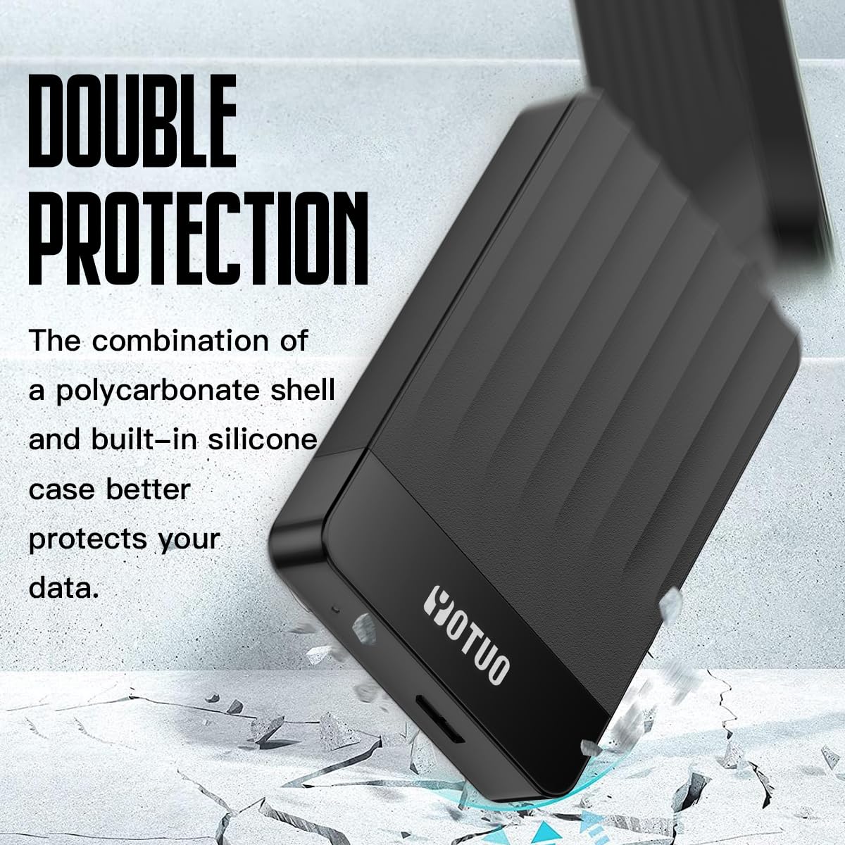 YOTUO Portable External Hard Drive 120GB Mobile HDD USB 3.0 for PC,Mac,Desktop,Laptop