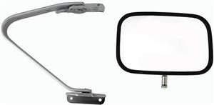 Kool Vue Left & Right Door Mirrors Compatible With Ford F-150 1987-1991 Polished Pair