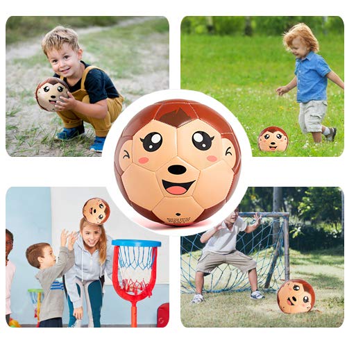 YANYODO Kid's Soccer Ball Mini Ball for Kids,Toddlers and Babies Soft Touch Balls Size 1.5 Shipped Deflated 3 Pcs/Set