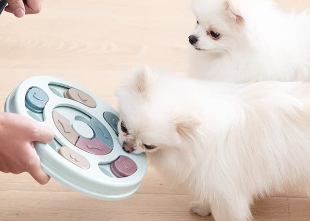 PetHse Dog Puzzle Toys, Interactive Training Toy Box, Slow Feeder Food Dispenser for Pets, Feeder Toys for IQ Training & Mental Enrichment