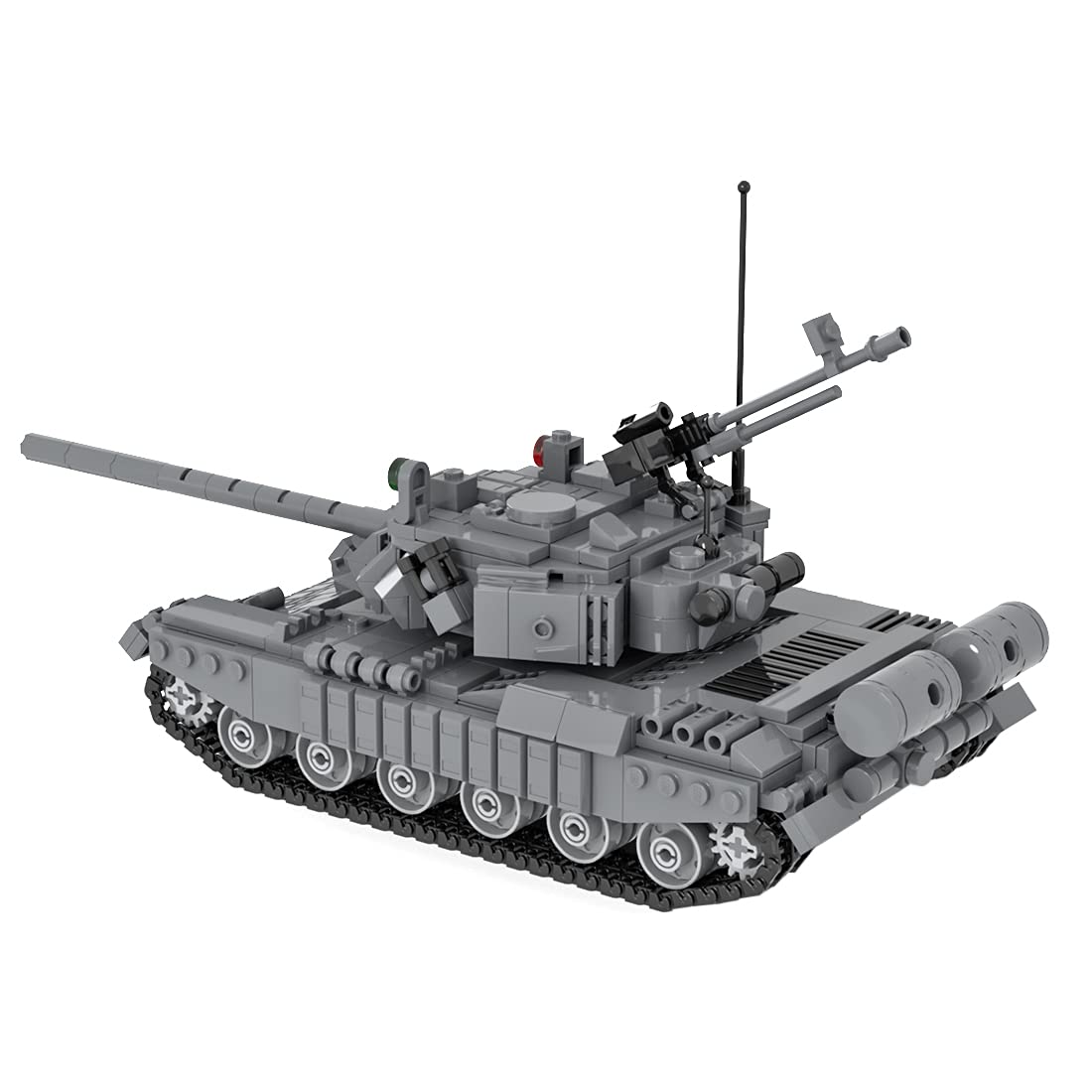 Topoo Tank Building Kit WW2 Military War Battle Tank Sets Army Vehicles Model - T-72 Russian Main Battle Tank, 776 PCS