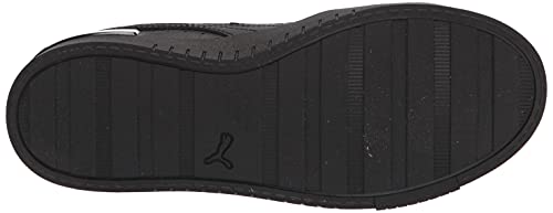 PUMA Women's Jada Lace Up Sneaker Black/Slvr 8 Medium US