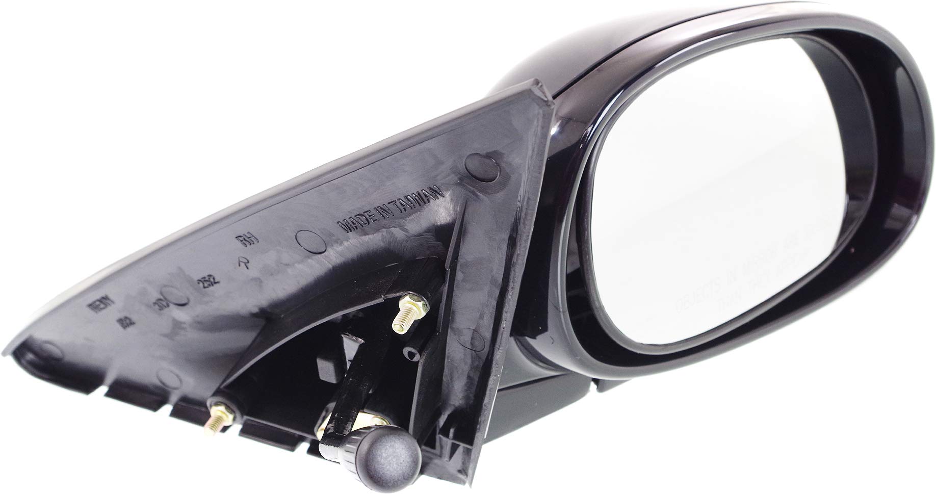 Kool Vue Mirror Set Compatible With 1992-1995 Honda Civic, Manual Folding, Manual Remote Glass, Paintable Driver and Passenger Side