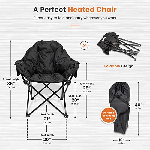 Sitting Like its hot Heated Camping Chair - Sittin Like its hot