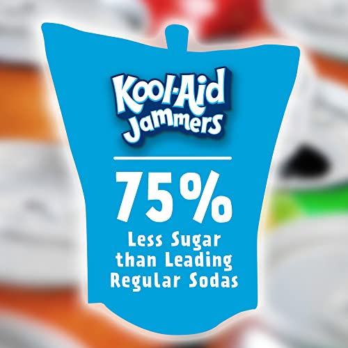 Kool-Aid Jammers Tropical Punch Flavored Kids 0% Juice Drink (10 ct Box, 6 fl oz Pouches)