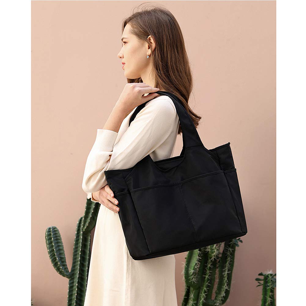 MINTEGRA Nylon Large Tote for Women Waterproof Shoulder Handbag Fashion Work Bag Functional Clinical Bag