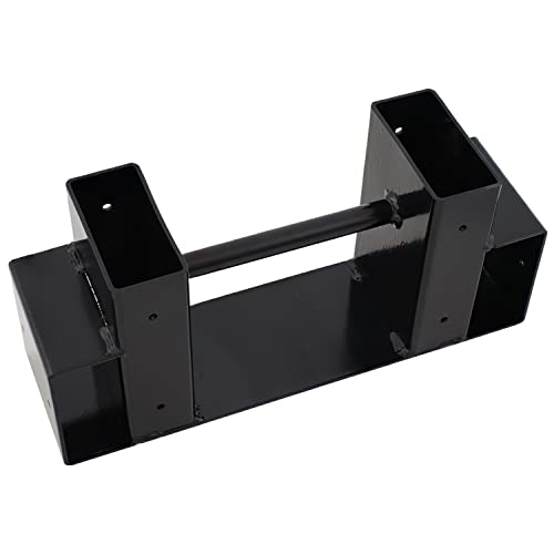 Sunnydaze Firewood Log Rack Bracket Kit - Adjustable to Any Length - Open-End Design - 1 Pair of Brackets