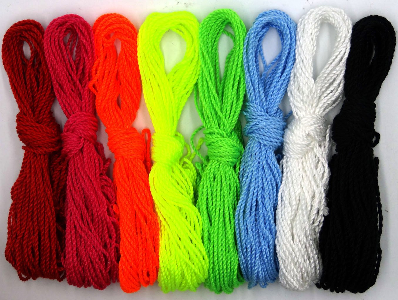 PENTA ANGEL 80 Yoyo String (10 Each - Florescent Lime Green, Yellow, Orange,Blue,Rose,Red,Black and White)