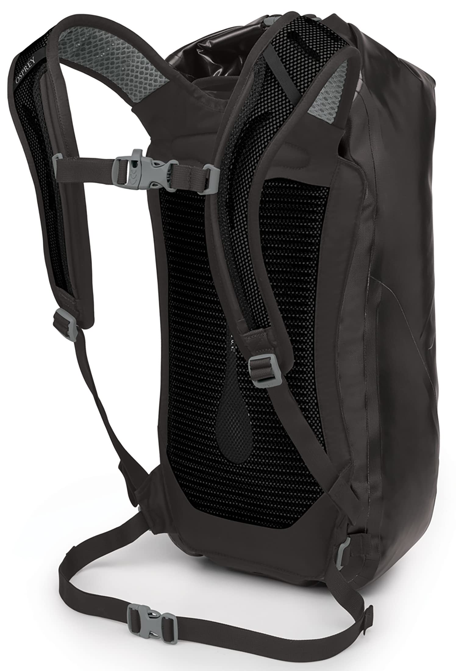 Osprey Transporter 25L Roll Top Waterproof Laptop Backpack, Black