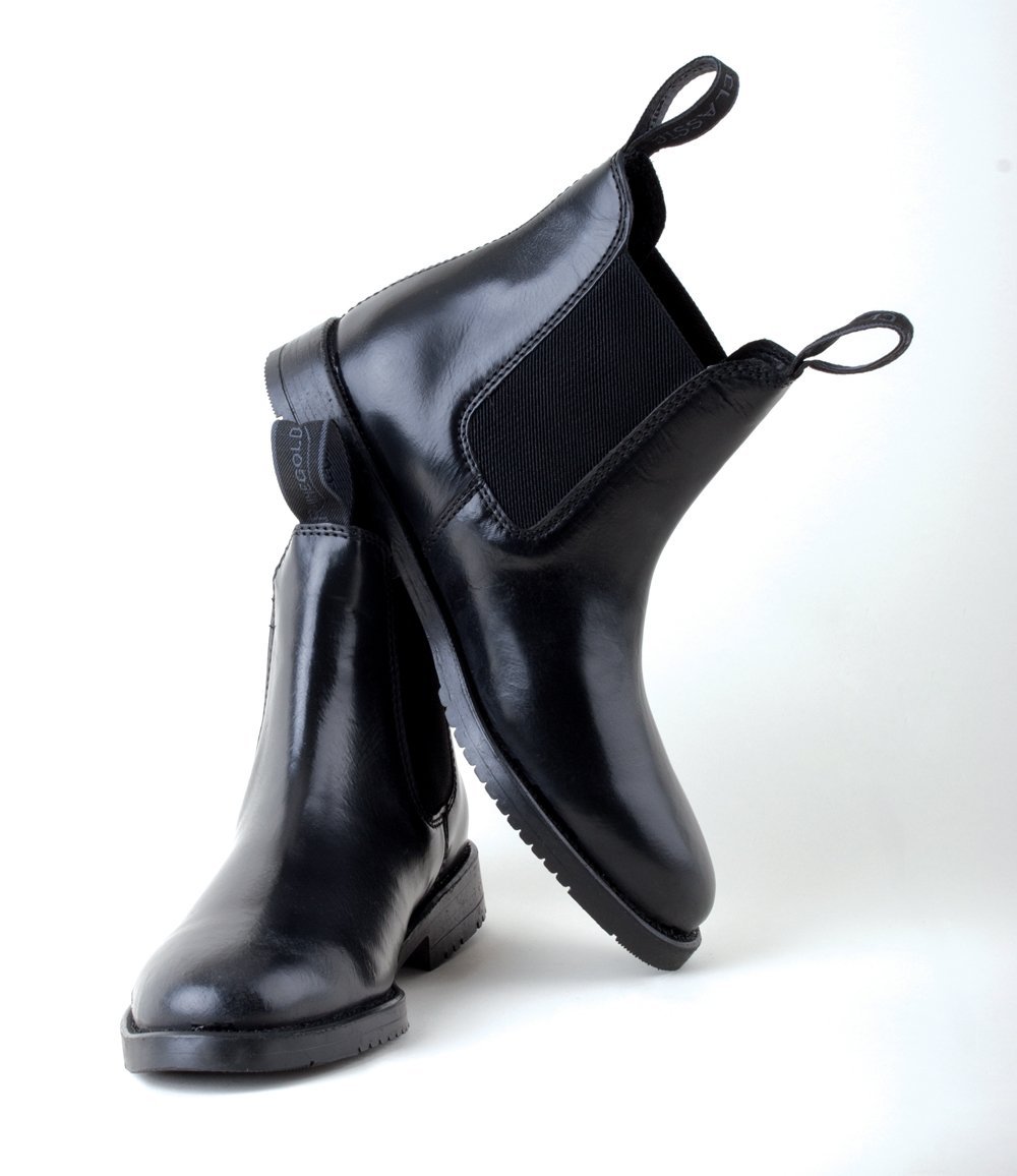 Rhinegold Comfey Classic Jodhpur Boots-12-Black