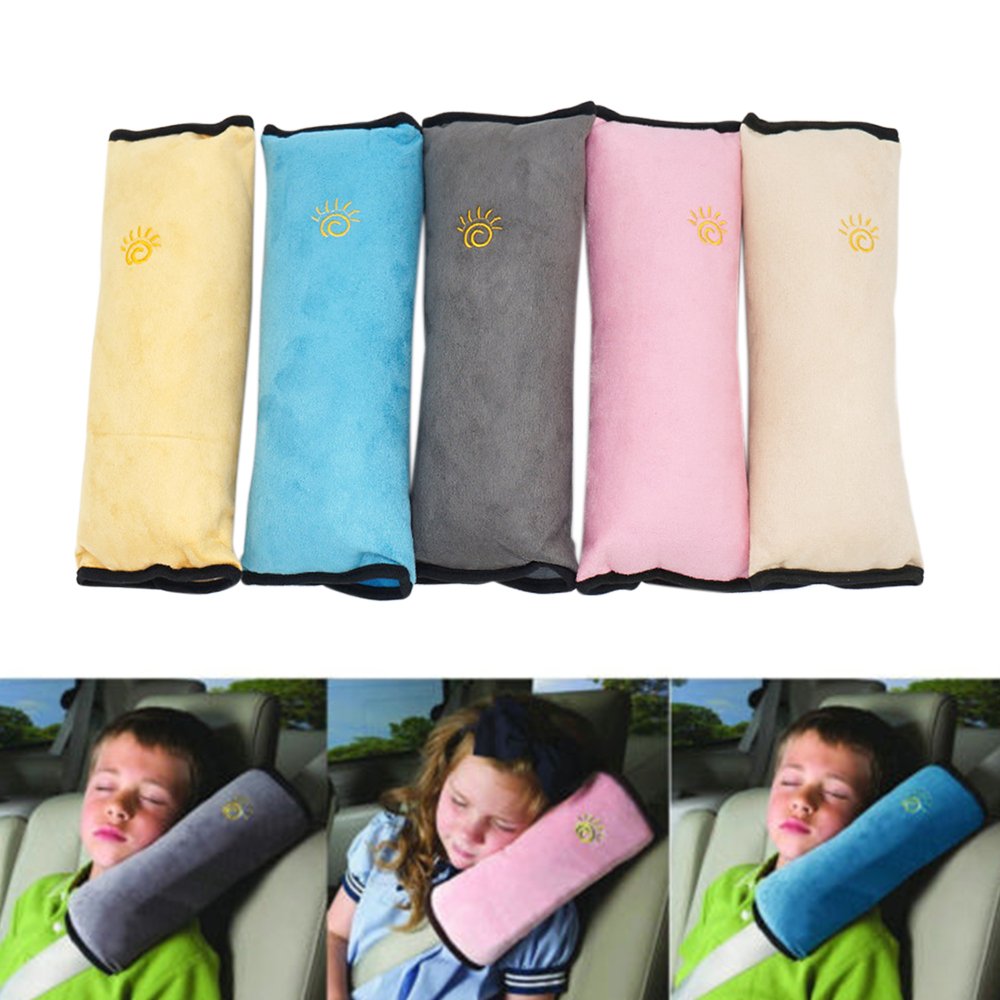 ZaYow 1PC Child Car Seat Belt Pillow Pad, for Booster Seat in Car,Baby Car Seat Head Neck Shoulder Support Protector Strap Pad