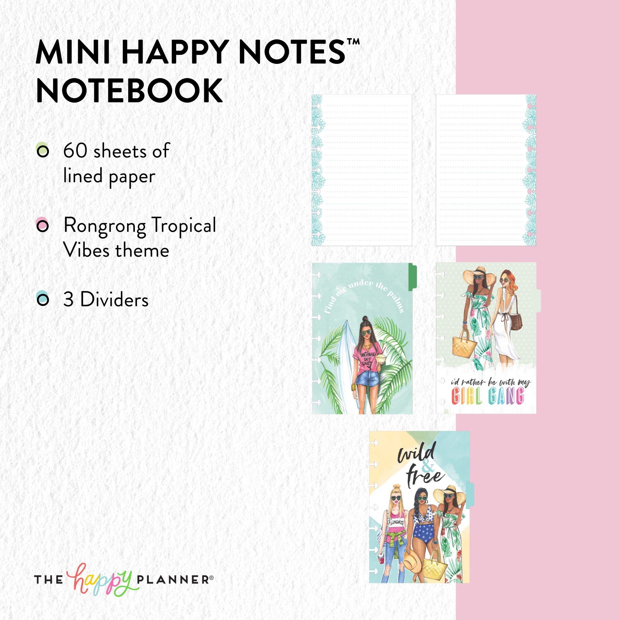 ME & MY BIG IDEAS Happy Planner NOTEBK, Tropical Vibes