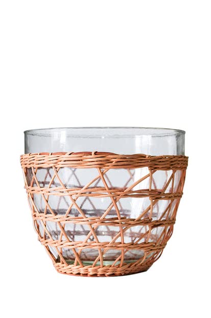 Seagrass Rattan Cage Salad Bowl | Medium