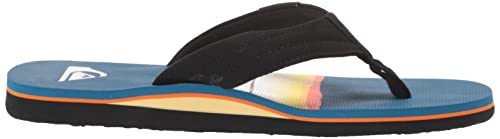 Quiksilver Men's Molokai Layback Flip Flop Sandal, Blue 4, 10