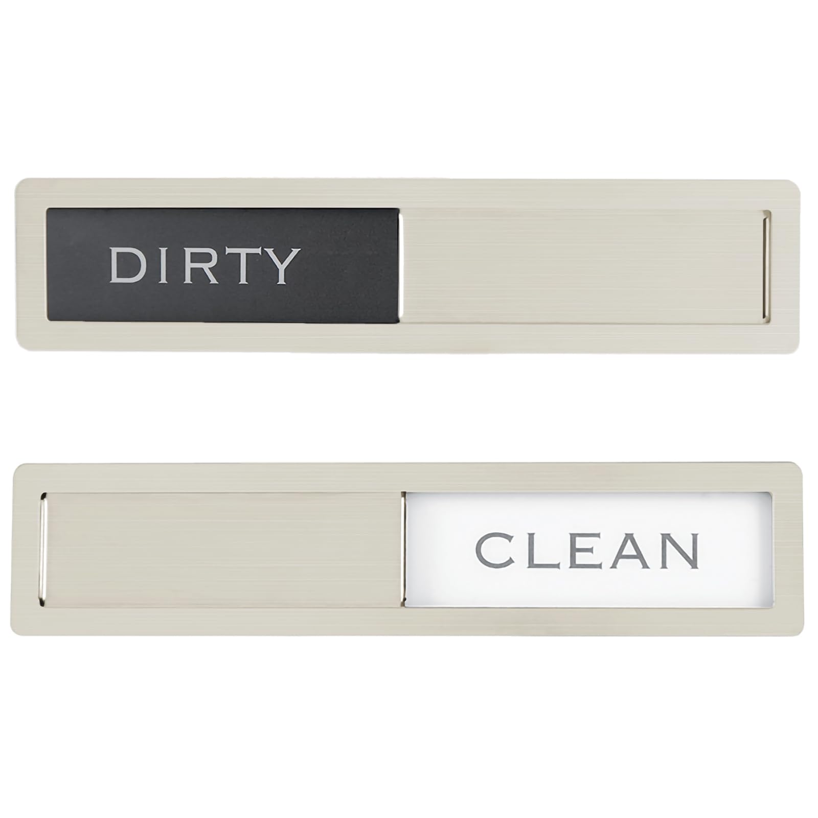 YEWGARB Dishwasher Magnet Clean Dirty Sign Premium Stainless Steel - Kitchen Organizers and Storage - Clean Dirty Magnet for Dishwasher
