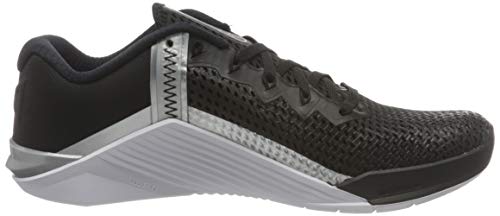 Nike Metcon 6 Black/Silver Women's Size 5 AT3160 010