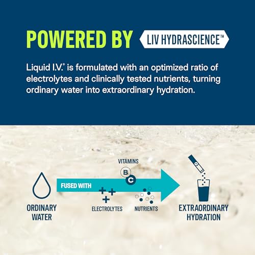 Liquid I.V.® Hydration Multiplier® +Kids - Crisp Red Apple - Hydration Powder Packets | Electrolyte Powder Drink Mix | Convenient Single-Serving Sticks | Non-GMO | 8 Servings (Pack of 2)