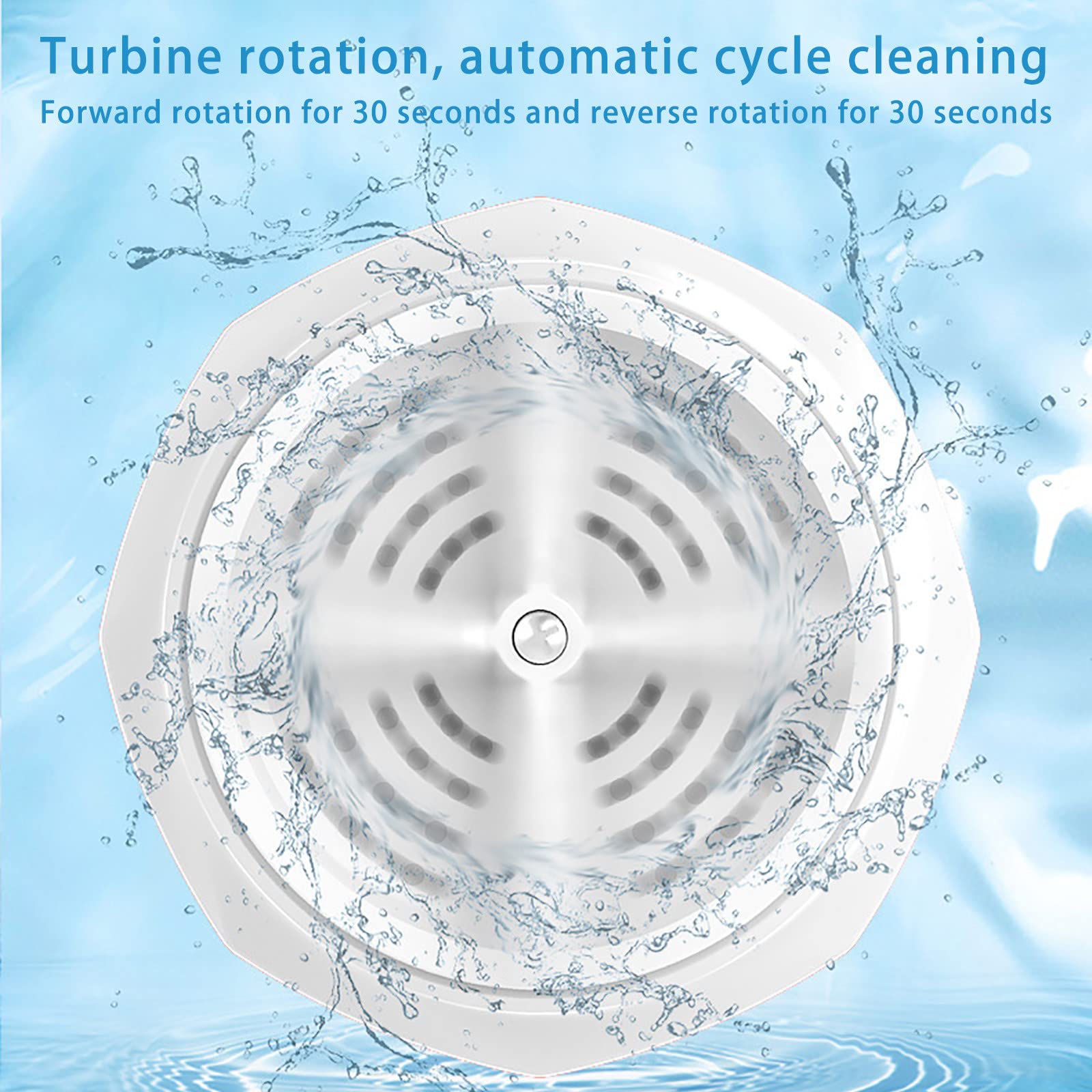 Portable Washing Machine for Sink Mini Dishwasher for Clothes and Dishes Small Washer for Underwear Personal Baby Clothes Towel for Camping Rv Travel & Home USB Interface Connection
