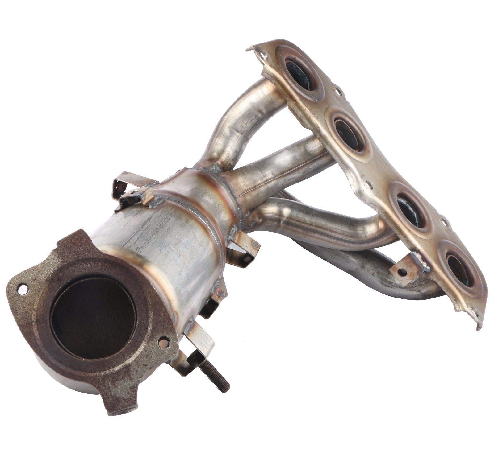 MOSTPLUS Exhaust Manifold w/Catalytic Converter Compatible for 02-06 Toyota Camry Solara L4 2.4L Replaces 674-811