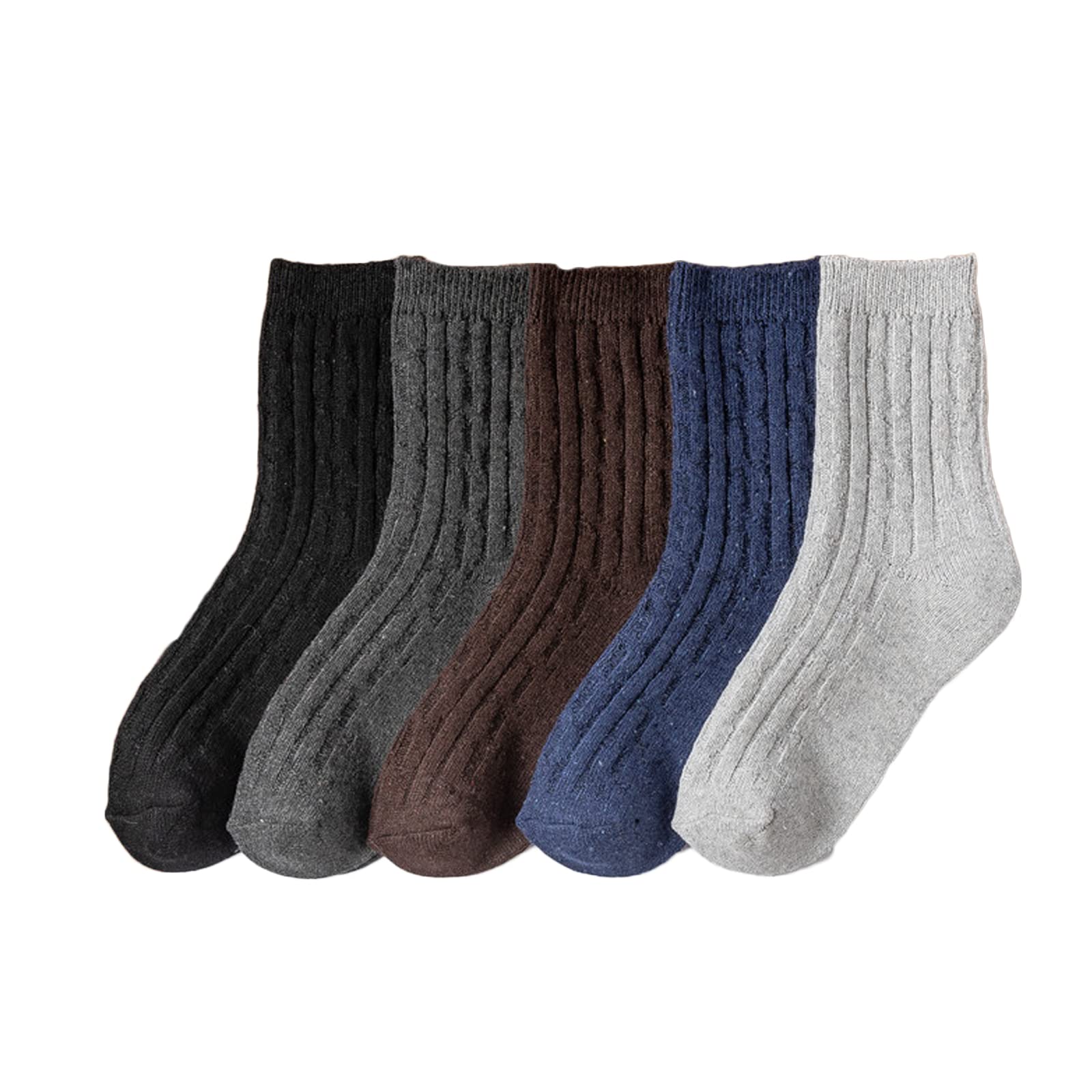 SUNTRADE Mens Warm Socks, Walking Thermal Winter Thick Cosy Hiking Boot Heavy Soft Gift Socks,5 Pairs