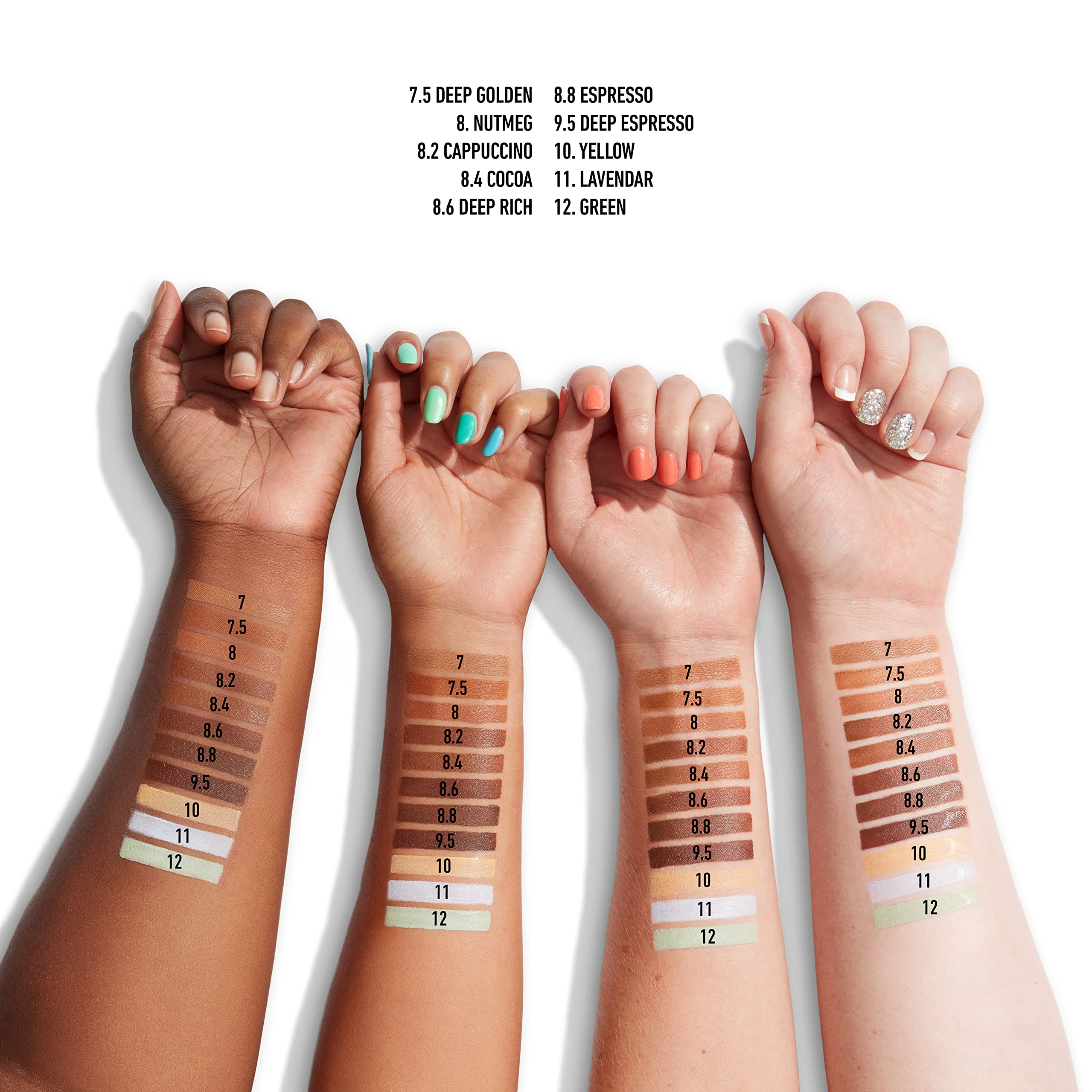 NYX PROFESSIONAL MAKEUP HD Studio Photogenic Concealer Wand, Medium Coverage - Cappuccino