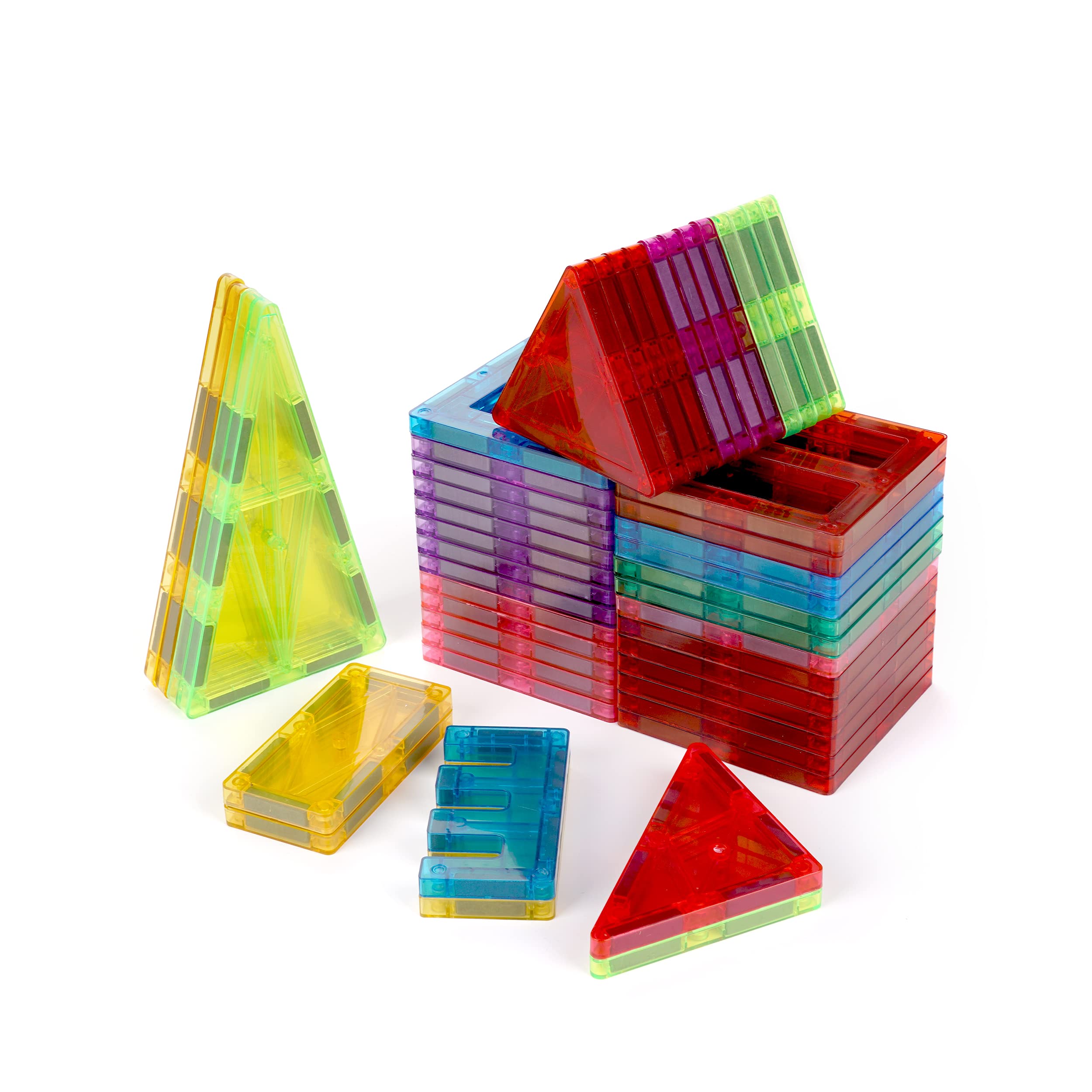 Yianess Large Magnetic Tiles Toys for Kids Toddler Learning Building Blocks Educational