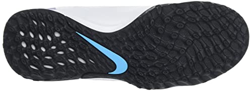 Nike Unisex Low-Top Sneakers, White, Black, balt Blue, Pink Explosion, 9.5 US Women